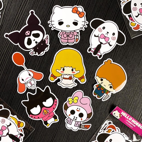 Hello Kitty Halloween Sticker - Etsy