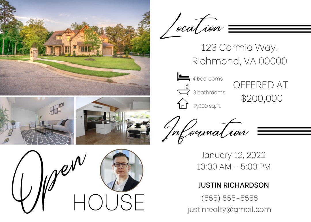 Virtual Open House Invitation - Etsy