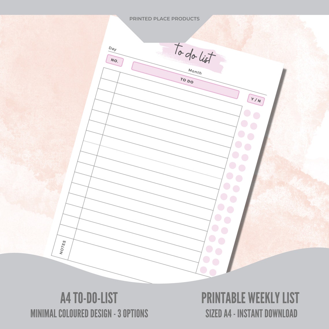 Minimal to Do List Daily Weekly Tracker, Daily to Do List, Printable ...