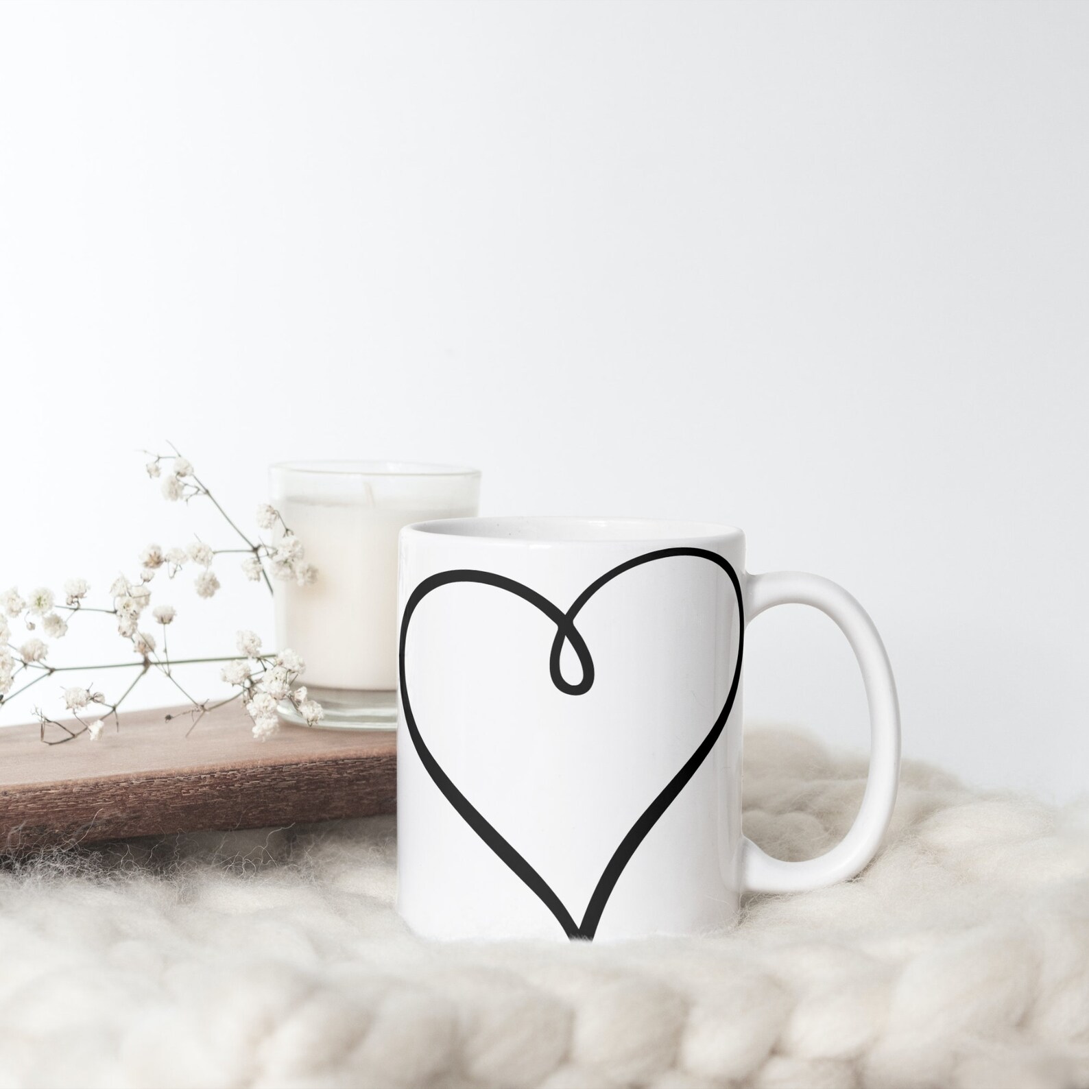 Looped Heart Design - 10pk Instant Downloads in Black & White 2-SVG, 2 ...