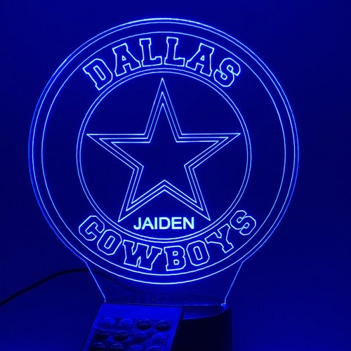 Dallas Cowboys LED Football Sports Fan Lamp Custom Made - Etsy