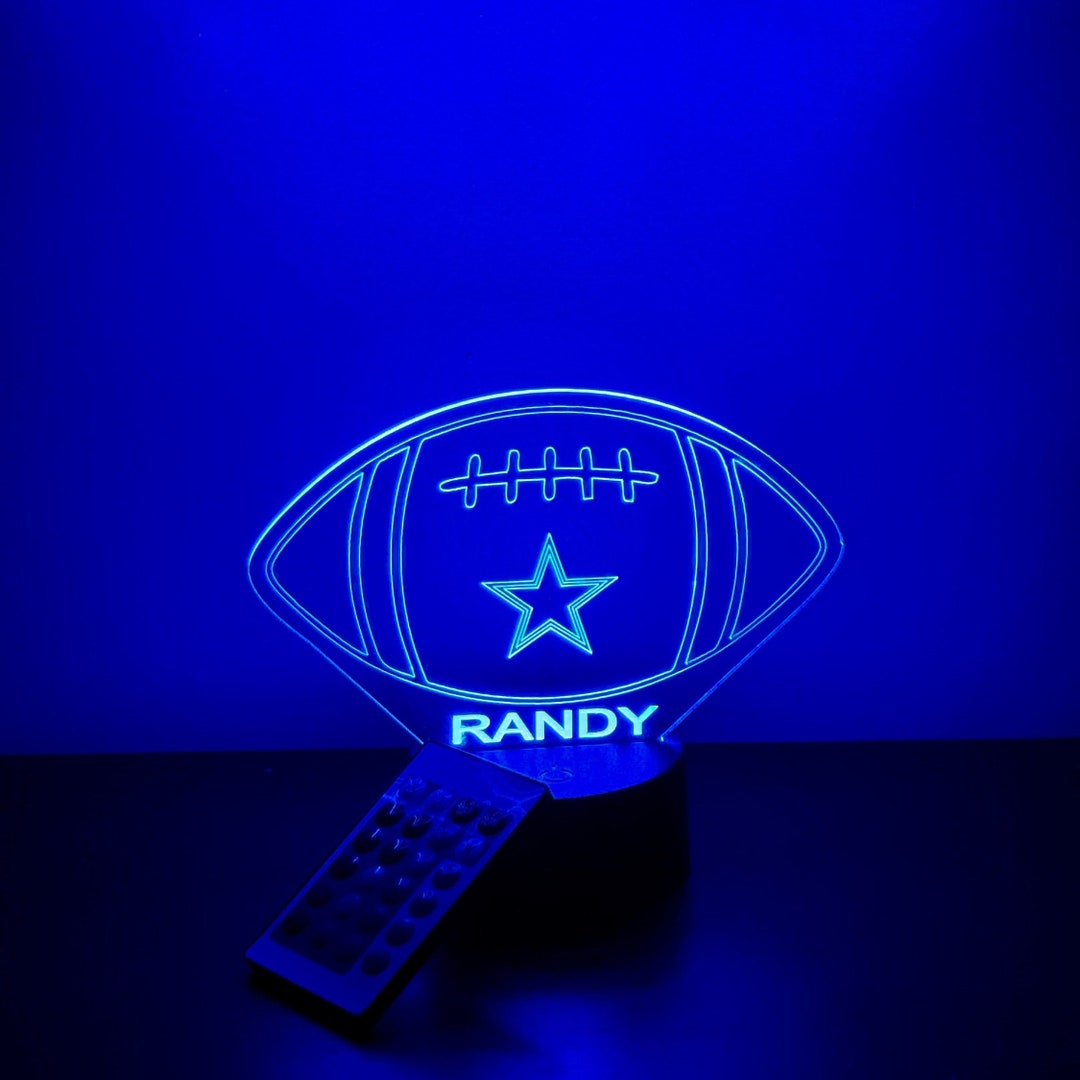 Dallas Cowboys 3D Lamp Personalized - Etsy