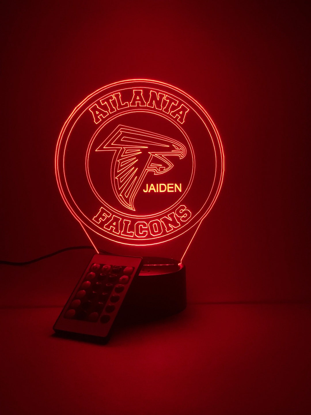 Atlanta Falcons 3D Lamp Personalized - Etsy New Zealand