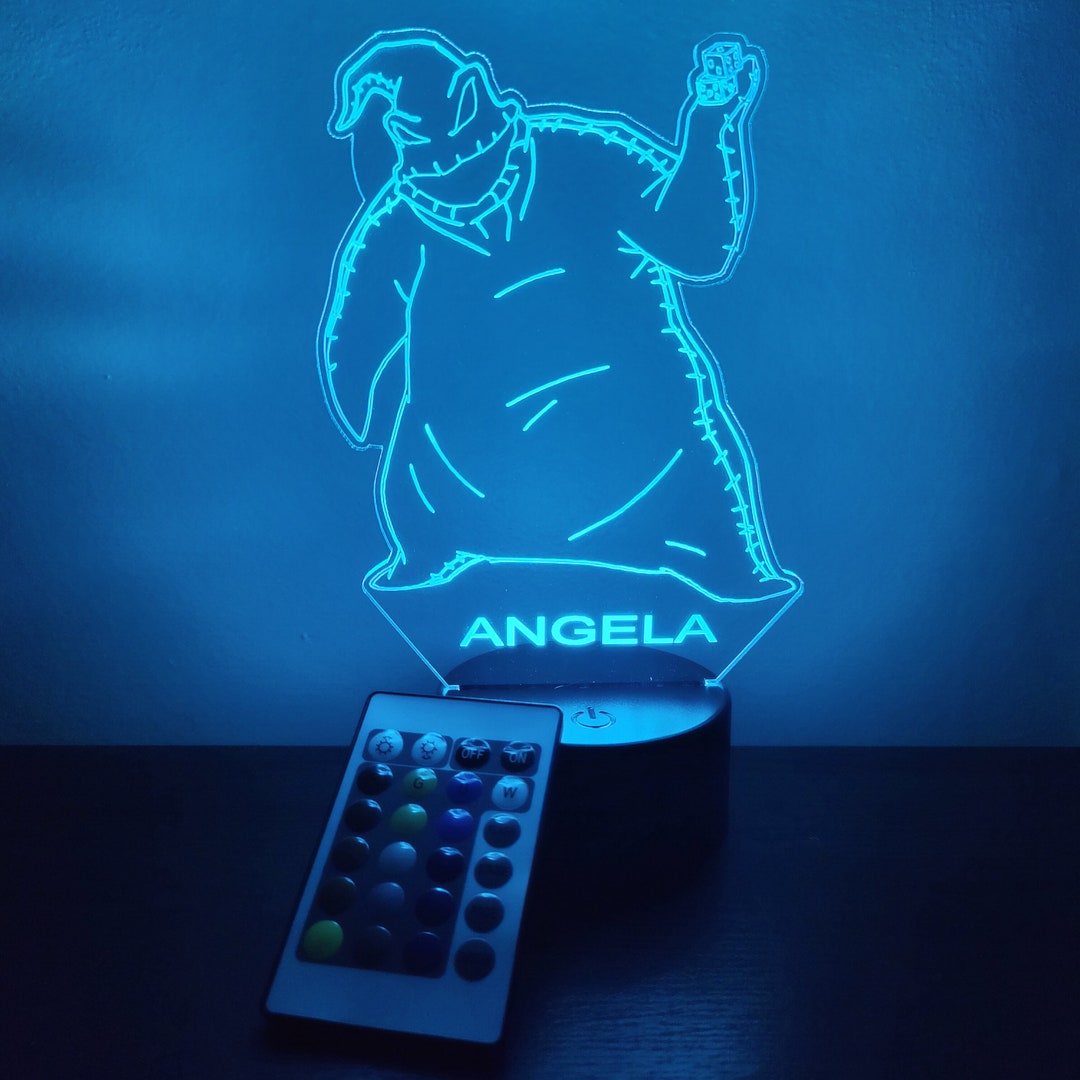 Kids Character Night Light 3D LED Personalized Table Light With Remote ...