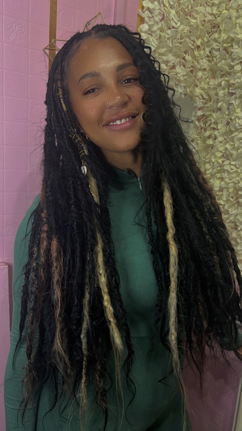 Safari Locs Human Hair Blend Pre-looped Locs Extensions Bundles for ...
