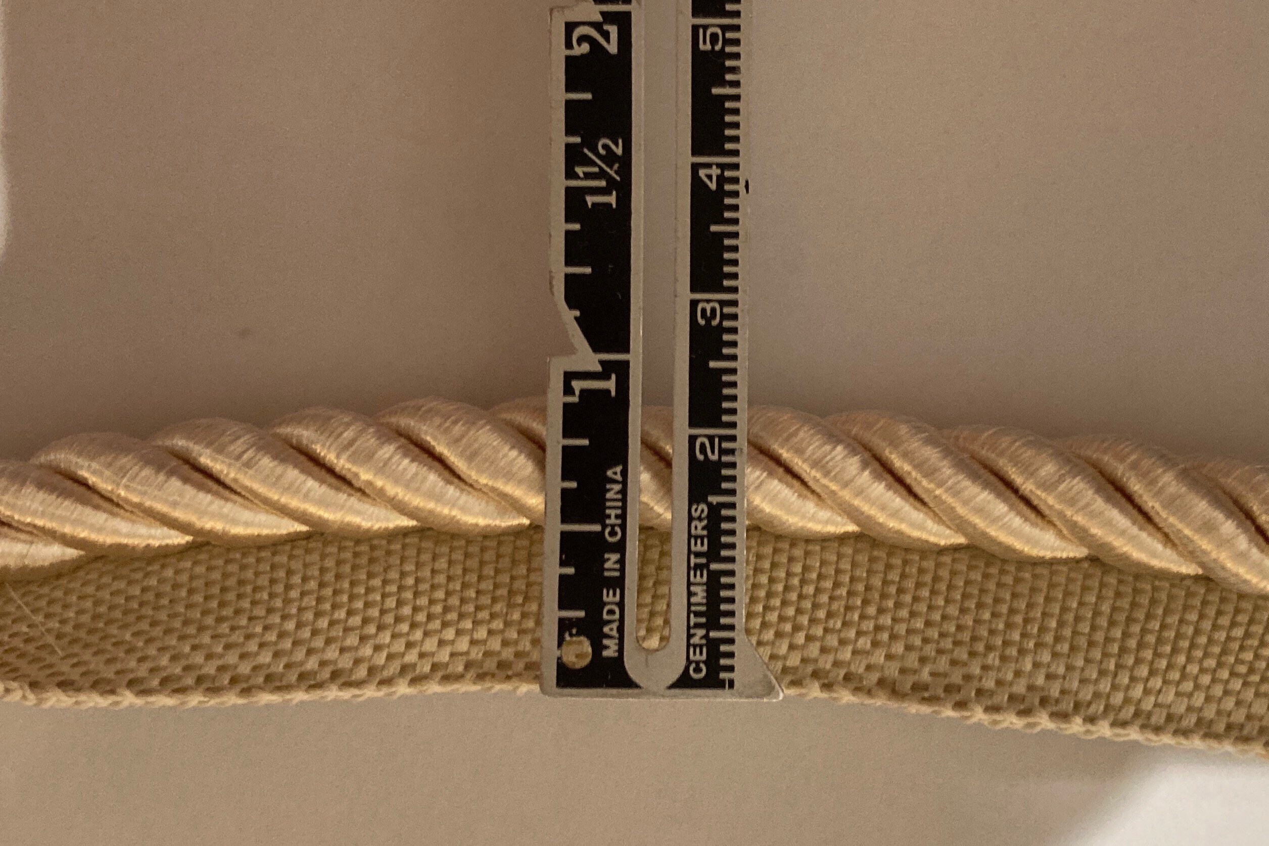 3/8” Welt Cording W/lip - Cream Satin - Etsy