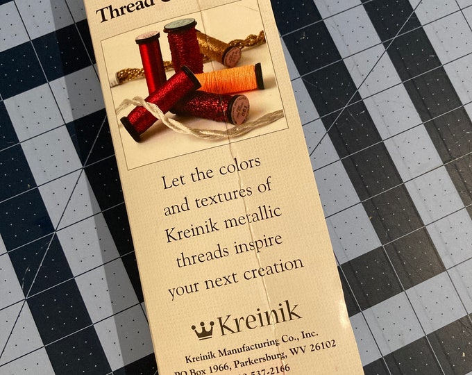 Kreinik Metallic Thread Color Chart - Etsy