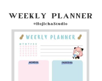 Anya Planner - Etsy