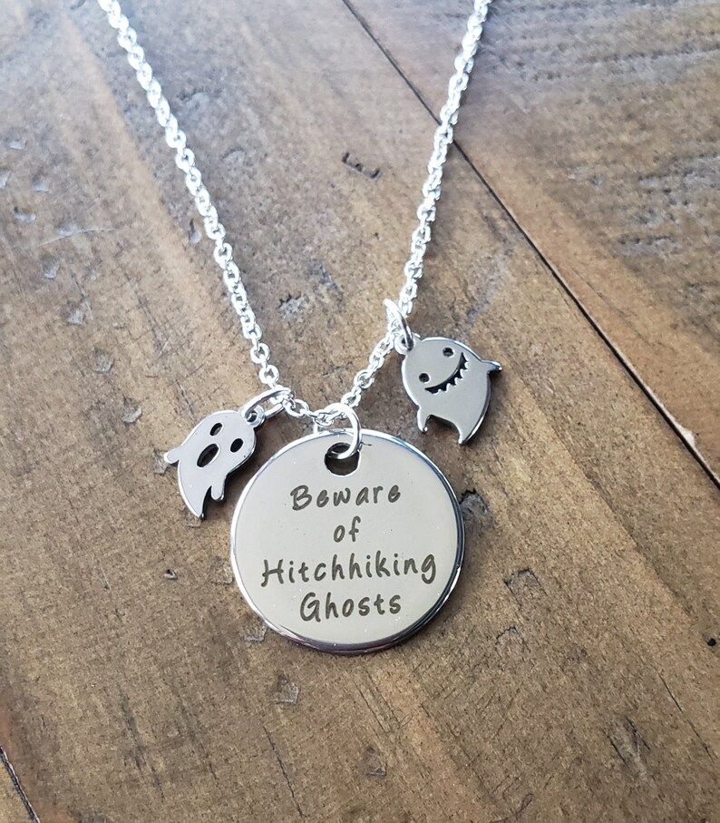 Haunted Mansion Ghosts Necklace/beware of Hitchhiking Ghosts Necklace ...