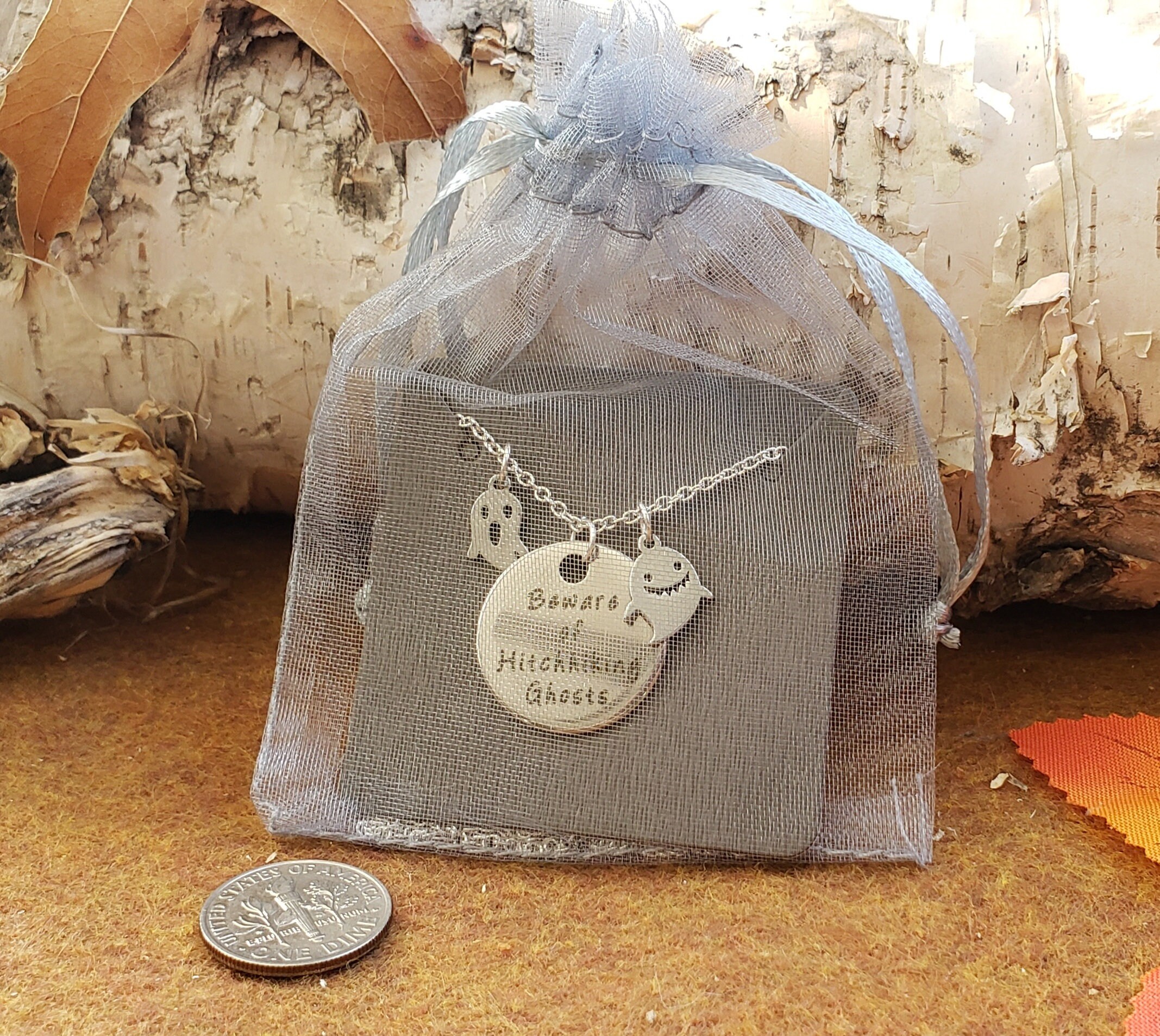Haunted Mansion Ghosts Necklace/beware of Hitchhiking Ghosts Necklace ...