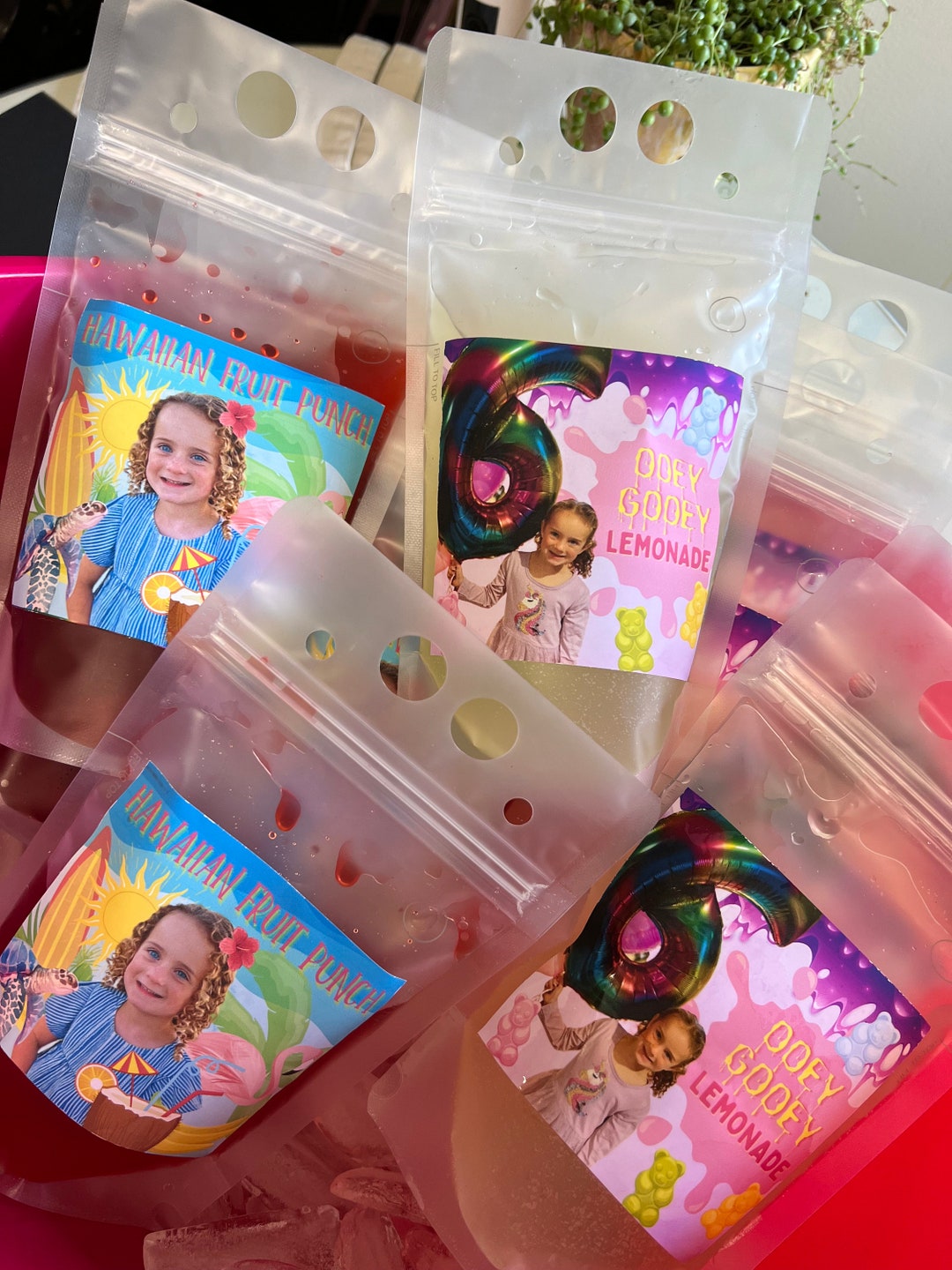 Custom Drink Pouches Adult Juice Pouches Personalized - Etsy