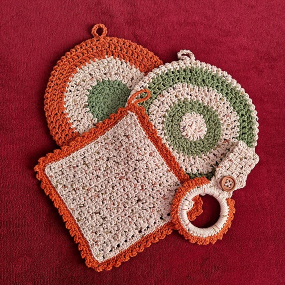 Crochet Kitchen Set - Etsy
