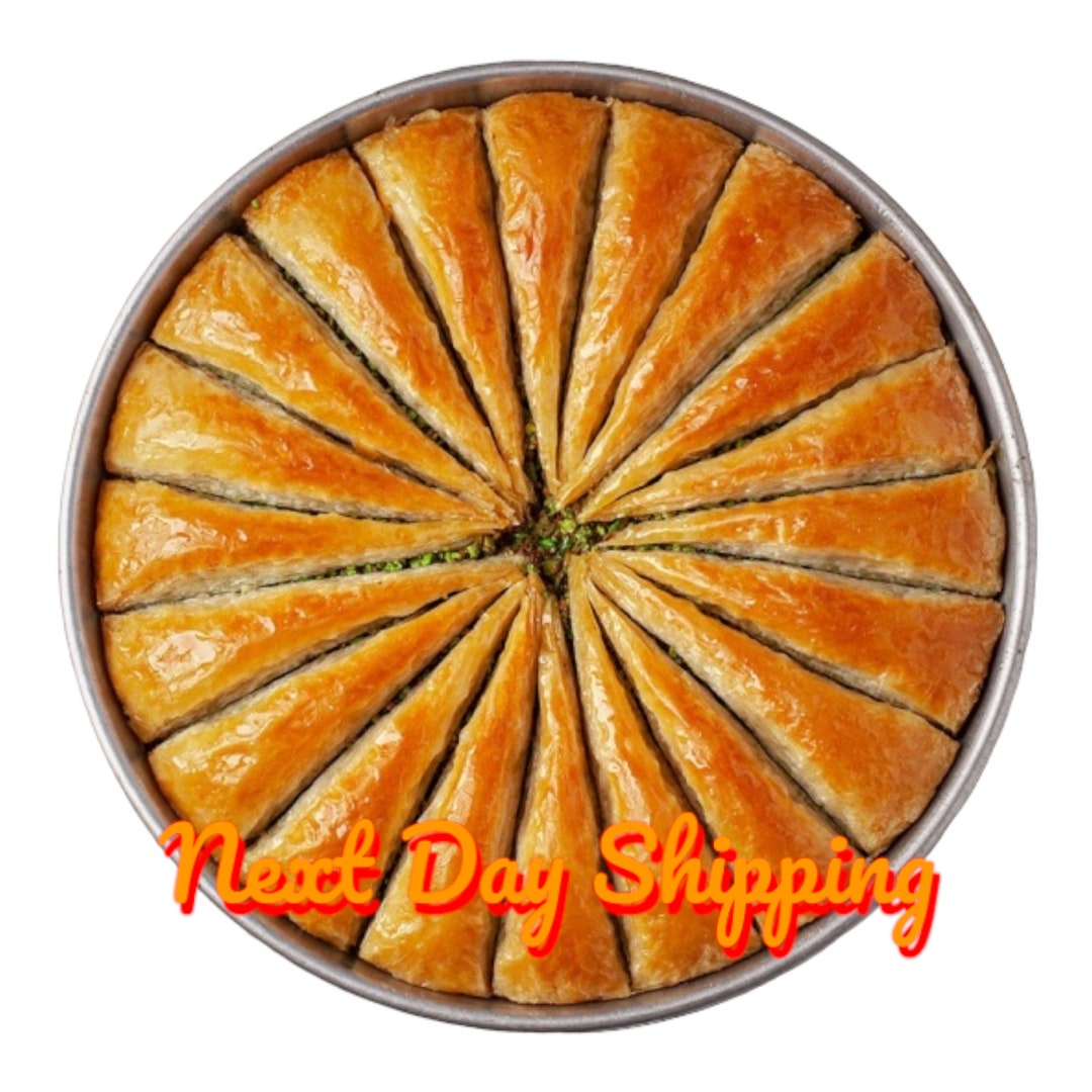 5 Pound Triangle Pistachio Fresh Baklava, Special & Traditional Turkish ...