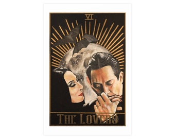 The Lovers Print - Etsy