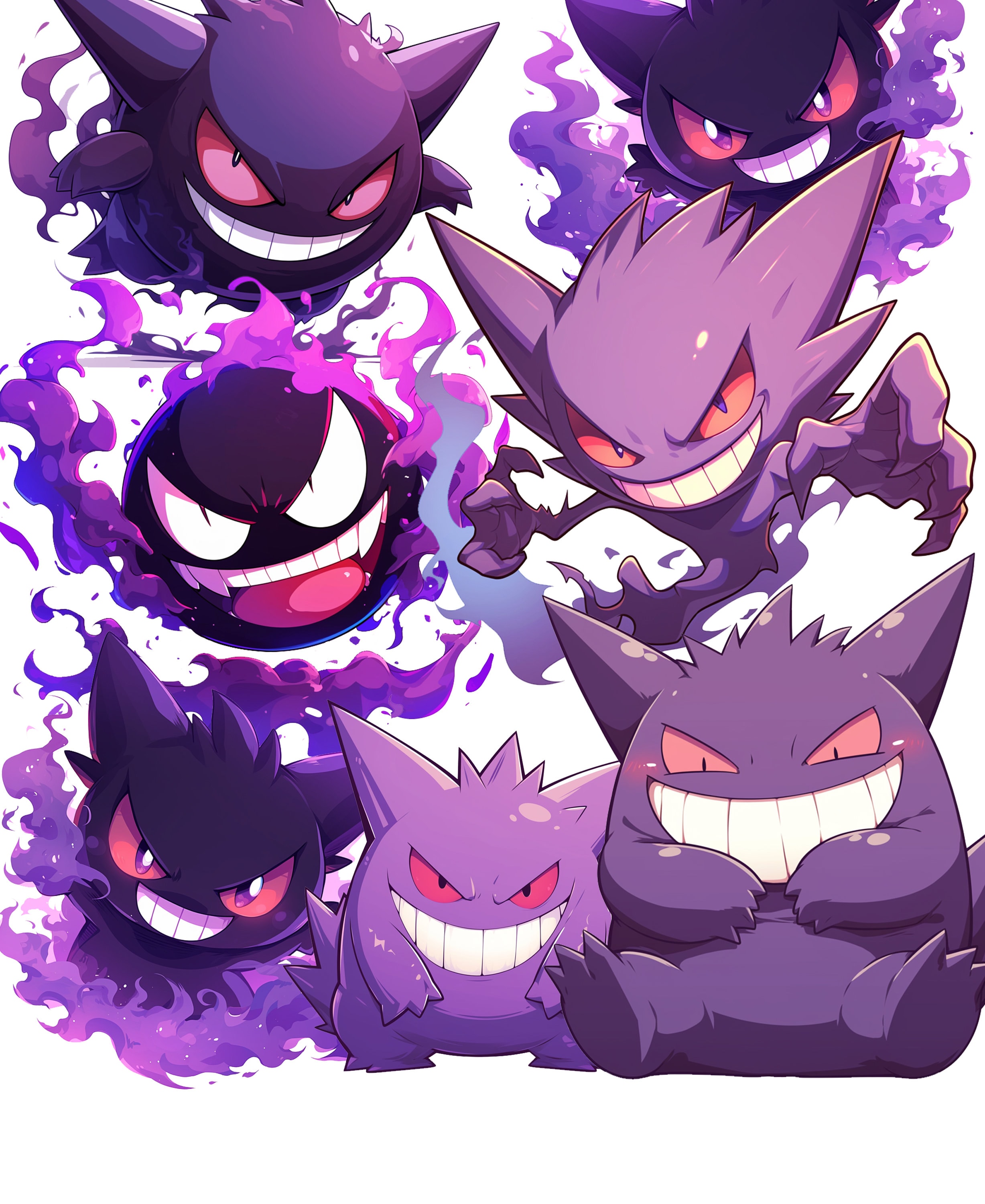 Ghost Pokemon PNG, Gengar Clipart, Transparent, Gastly Clipart, Pokemon ...