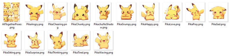 Cute Pikachu PNG, Pikachu Poses Clipart, Transparent Pika, Pikachu ...