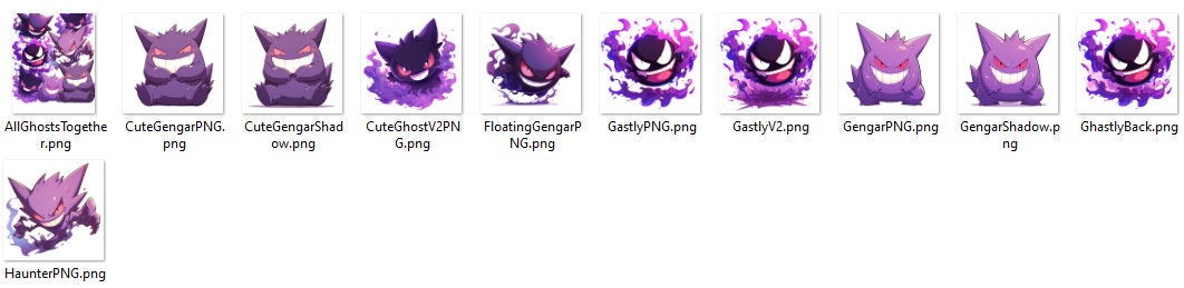 Ghost Pokemon PNG, Gengar Clipart, Transparent, Gastly Clipart, Pokemon ...