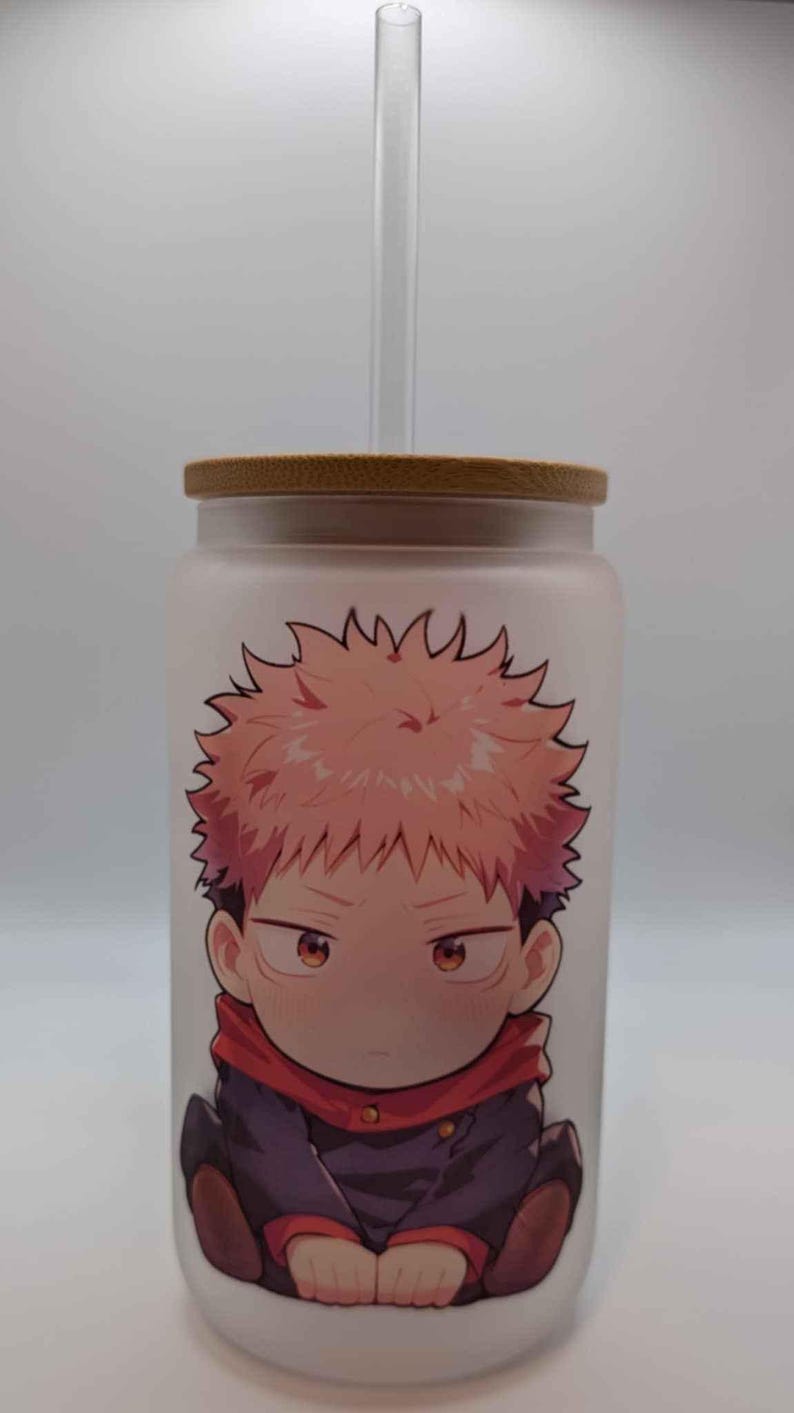 Jujutsu Kaisen Glass Jar, Satoru Gojo Tumbler, Kento Nanami, Ryomen ...