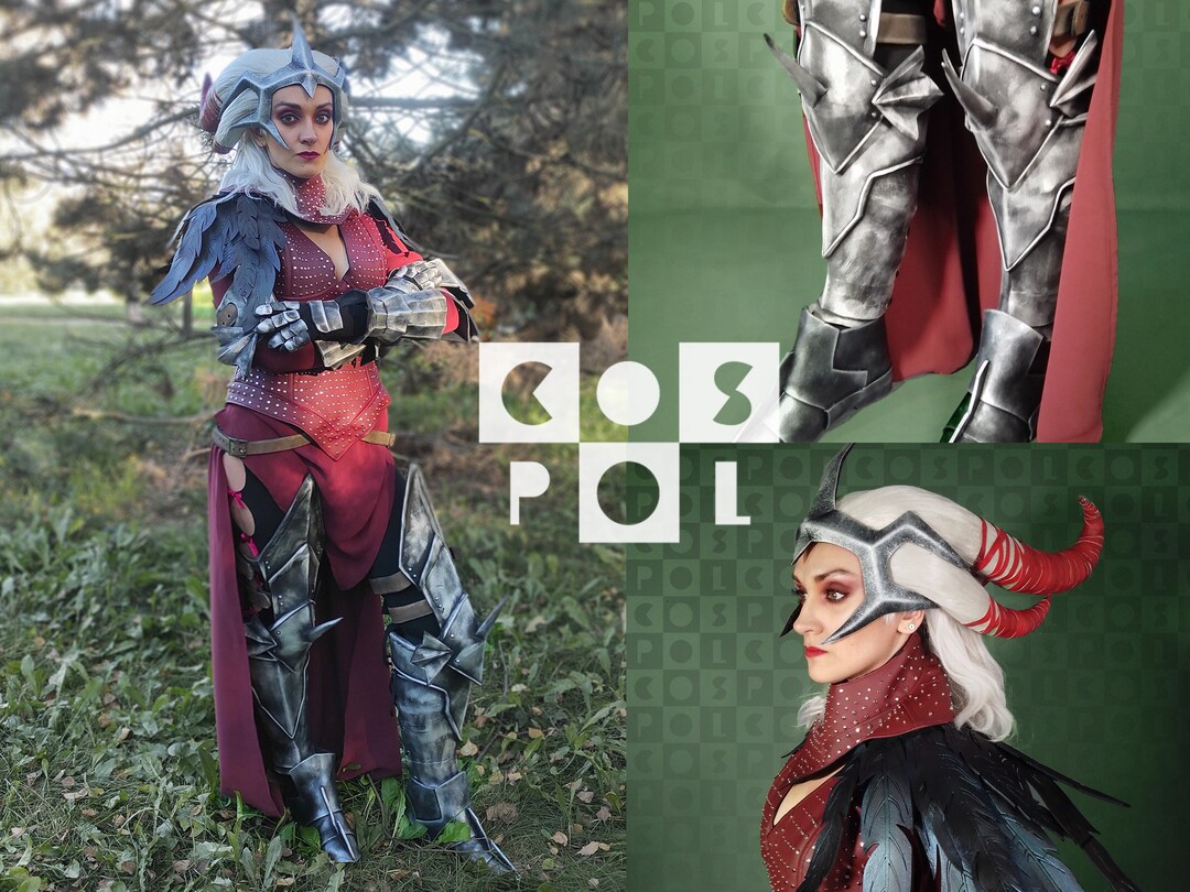 Woman Warior Witch Cosplay Costume Armor / Game Costume - Etsy