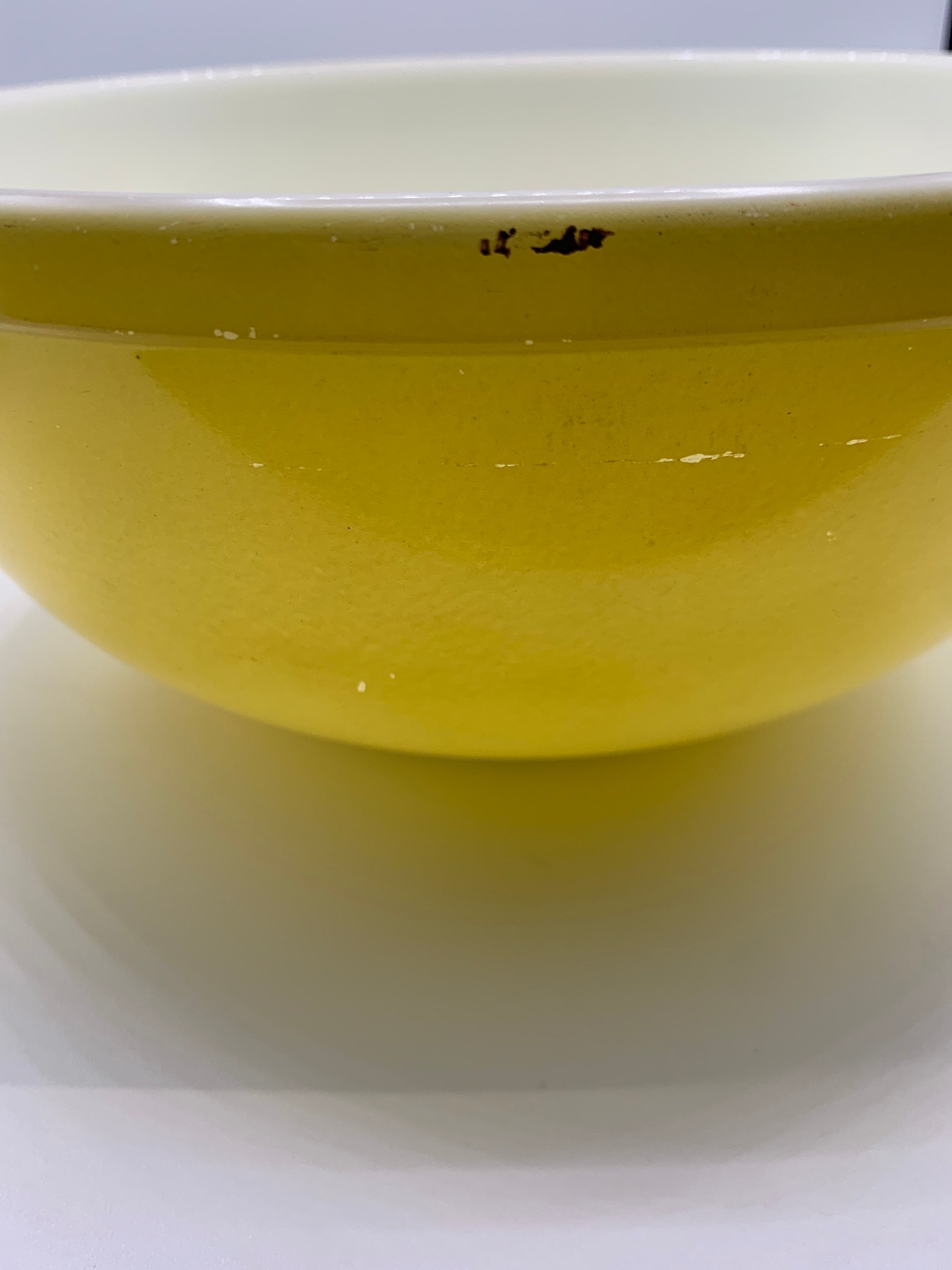Vintage Pyrex Yellow Mixing Bowl From Primary Colors Set Replacement ...