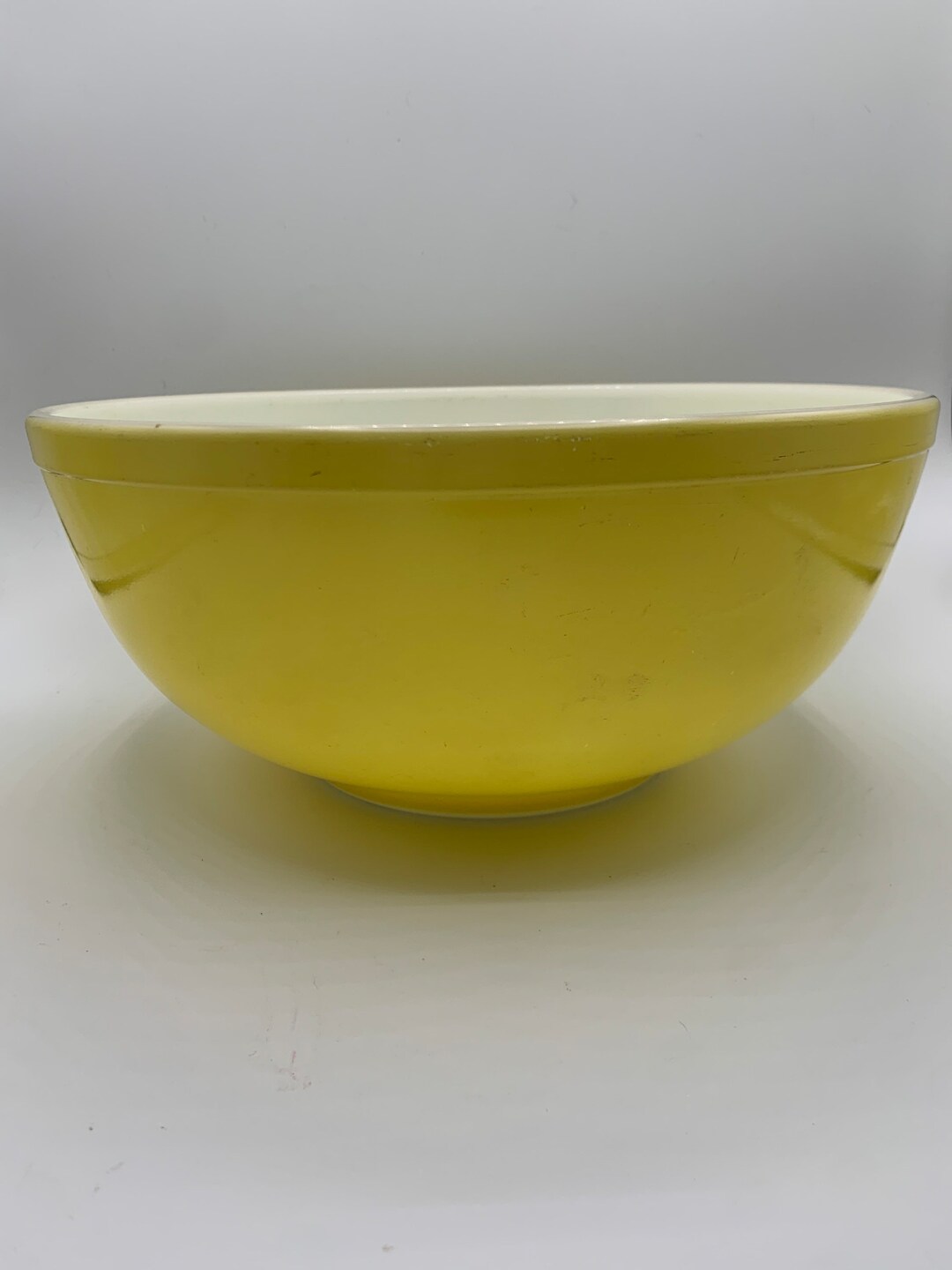 Vintage Pyrex Yellow Mixing Bowl From Primary Colors Set - Replacement ...