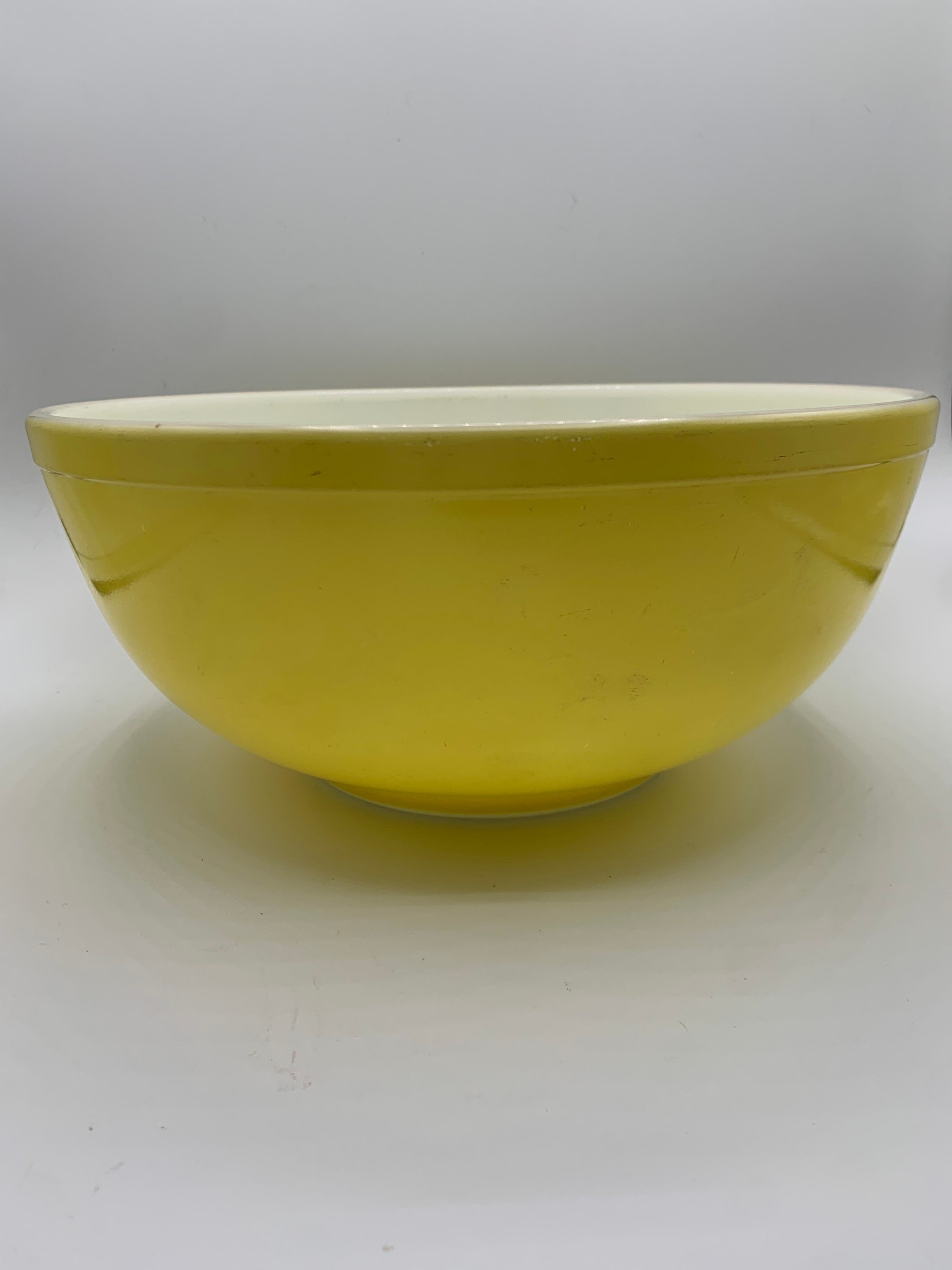Vintage Pyrex Yellow Mixing Bowl From Primary Colors Set - Replacement ...