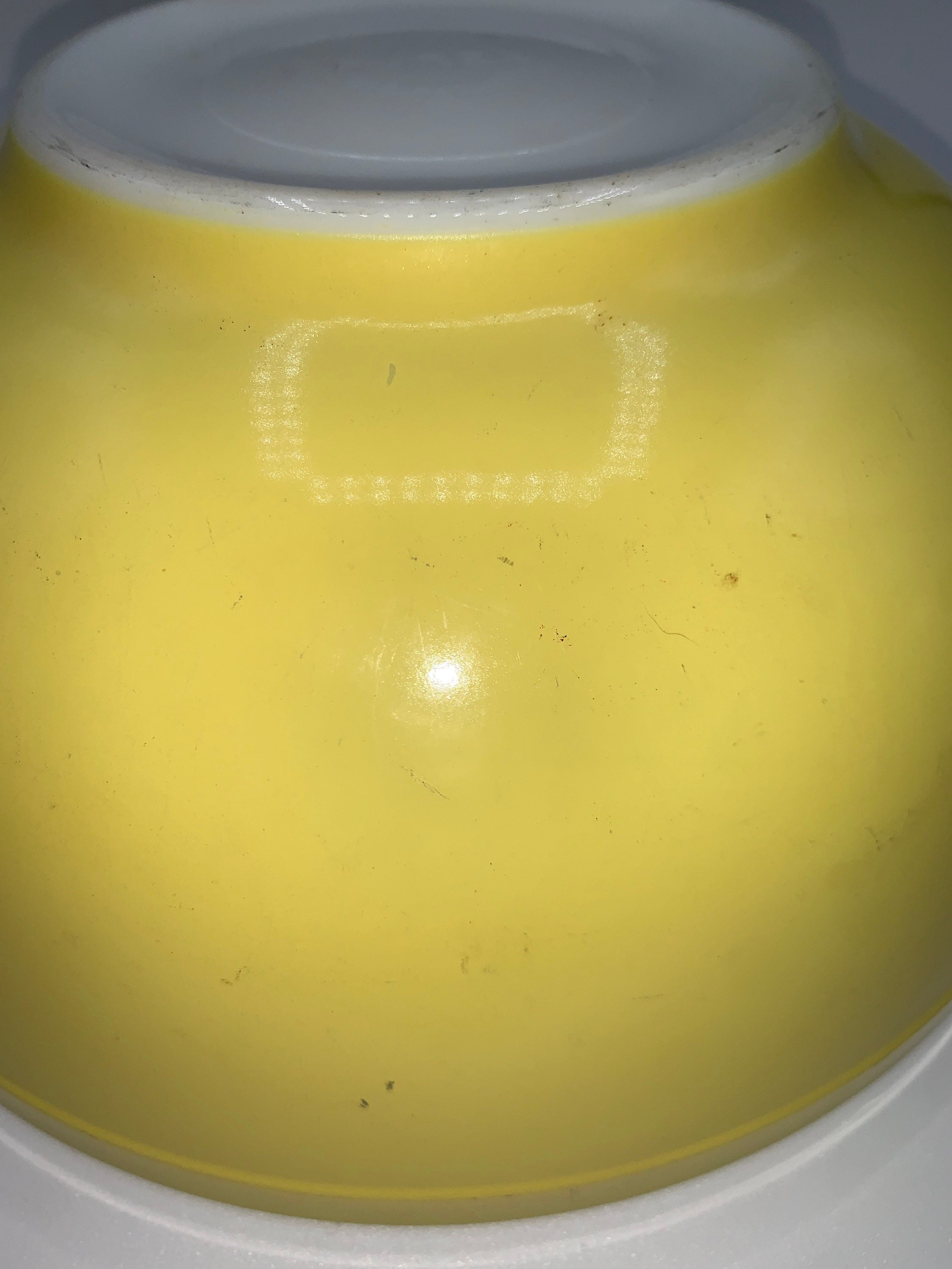 Vintage Pyrex Yellow Mixing Bowl From Primary Colors Set - Replacement ...