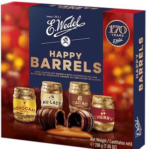 E.wedel Candy Gift Box BARYLKI DARK CHOCOLATE With Alcohol 200gr Made ...