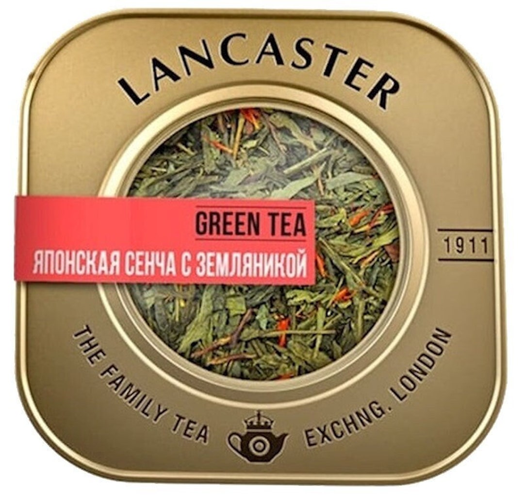 Lancaster Green Tea SENCHA With WILD STRAWBERRY 75g Loose Tea in Gift ...