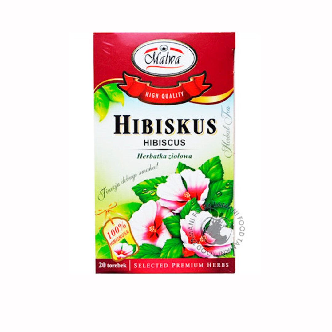 Malwa Herbal Tea 'hibiskus' Hibiscus No Caffeine 40g 20 Tea Bags Made ...