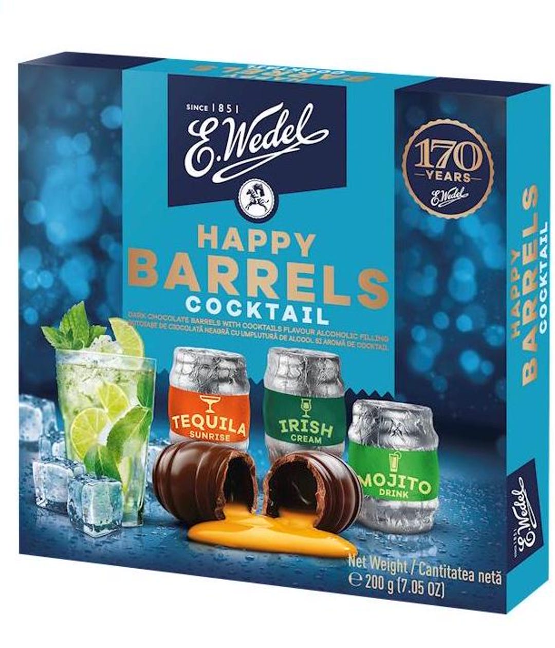 E.wedel Candy Gift Box BARYLKI With COCTAIL 200gr Made in Poland - Etsy