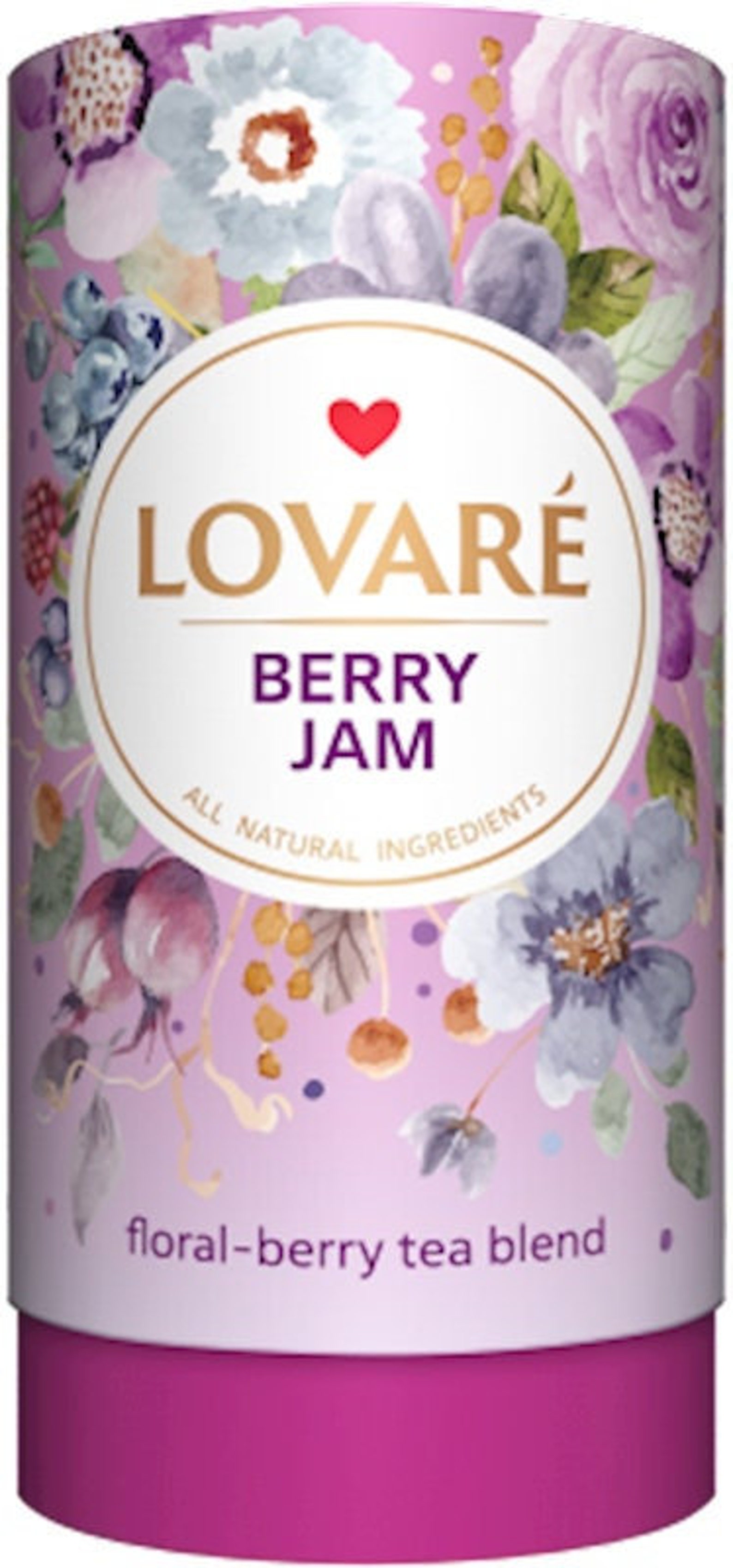 Lovare Floral Tea berry Jam Loose Tea in Tube Made in Ukraine - Etsy
