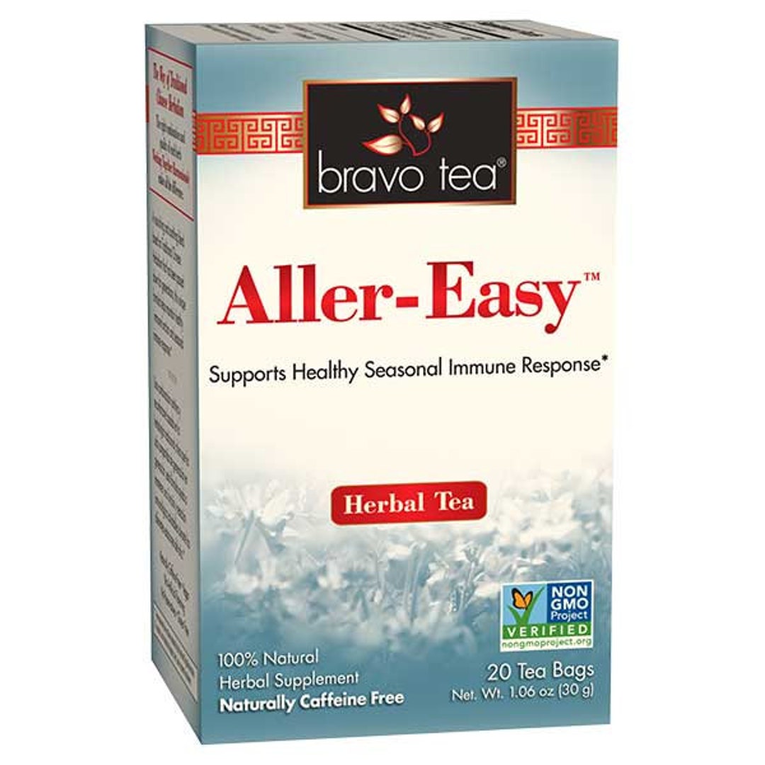 Bravo Herbal Tea Aller-easy 20 Tea Bags Healthy Seasonal Immune Non-gmo ...