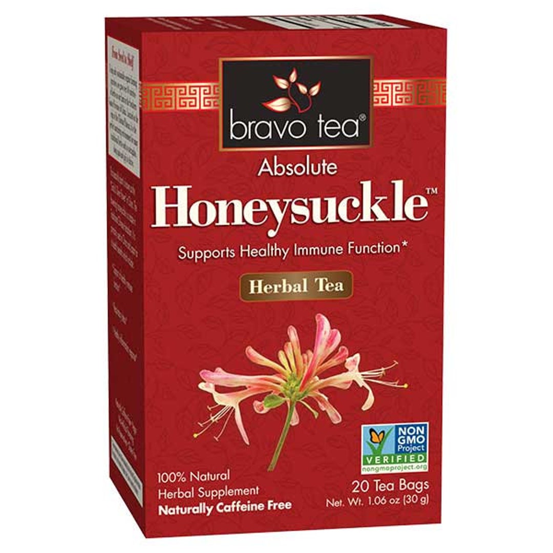 Bravo Herbal Tea Absolute Honeysuckle 20 Tea Bags Healthy Immune ...