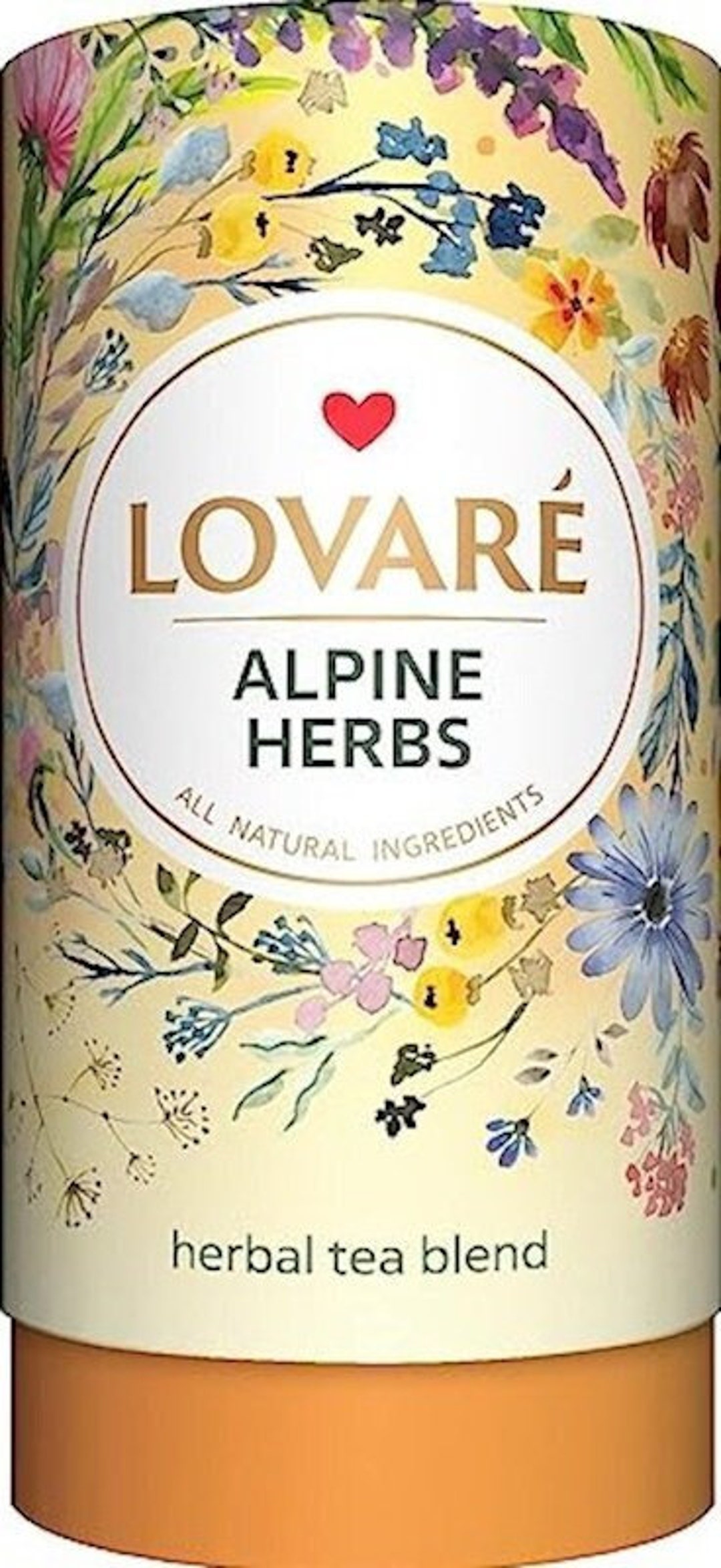 Lovare Herbal Tea alpine Herbs Loose Tea in Tube - Etsy