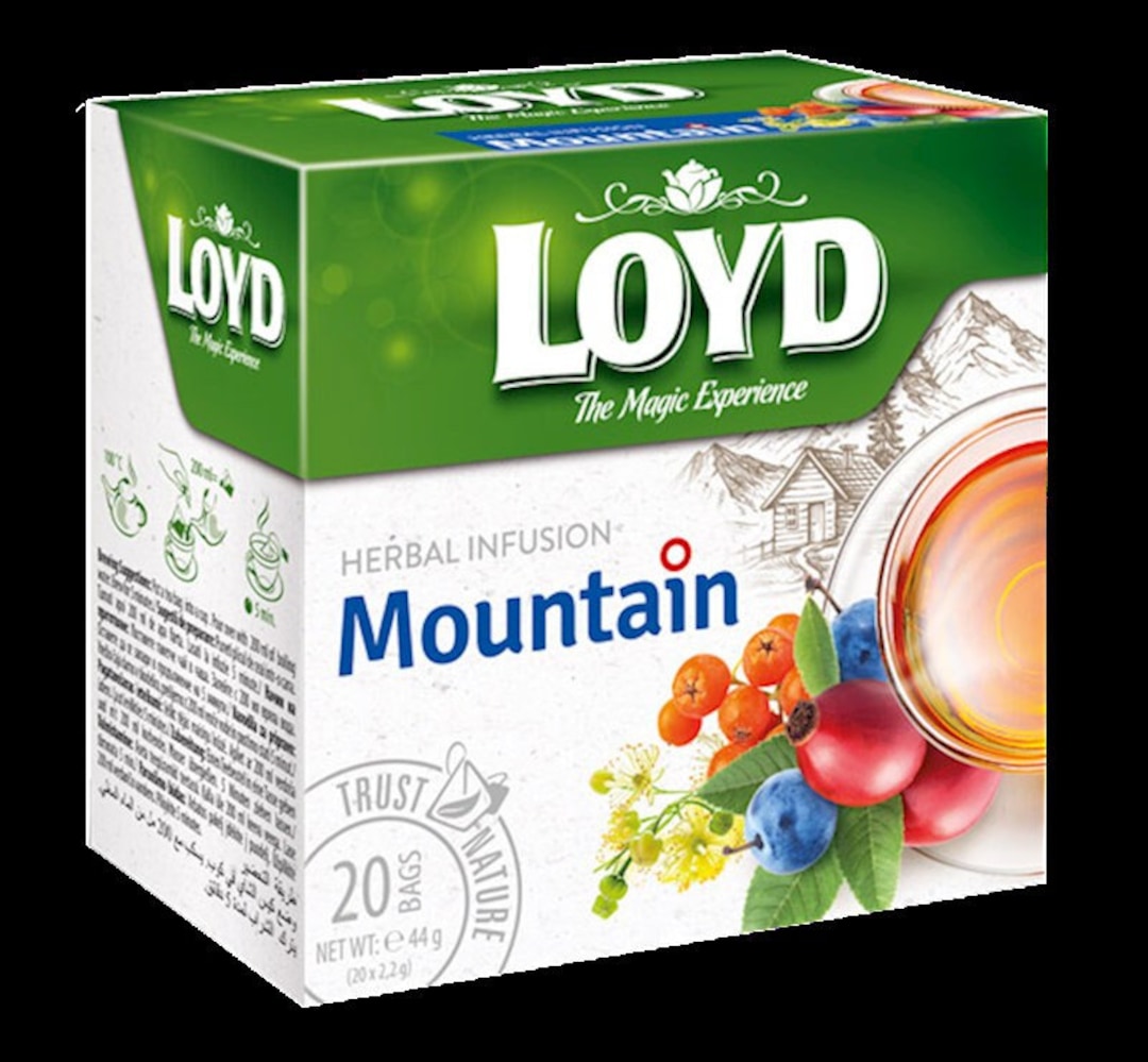 Loyd Tea MOUNTAIN Herbal Infusion 20 Pyramids Made in Poland Magic ...