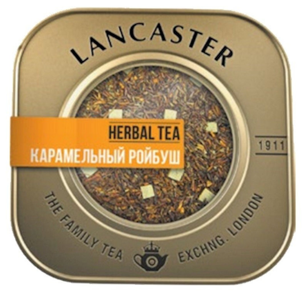 Lancaster Herbal Tea CARAMEL ROOIBOS 100g Loose Tea in Gift Tin London ...