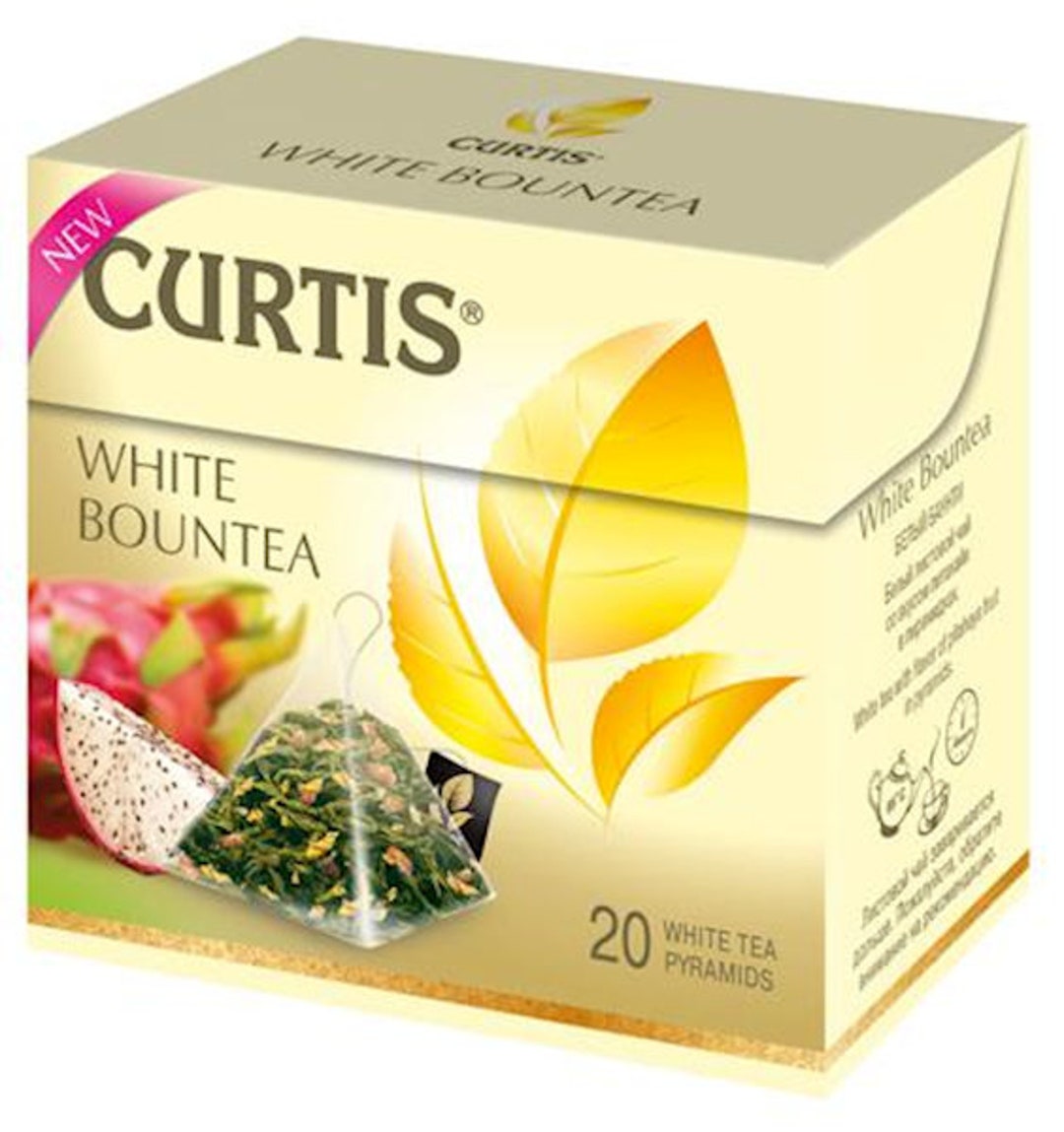 Curtis White Tea WHITE BOUNTEA 20 Pyramids Made in Russia - Etsy