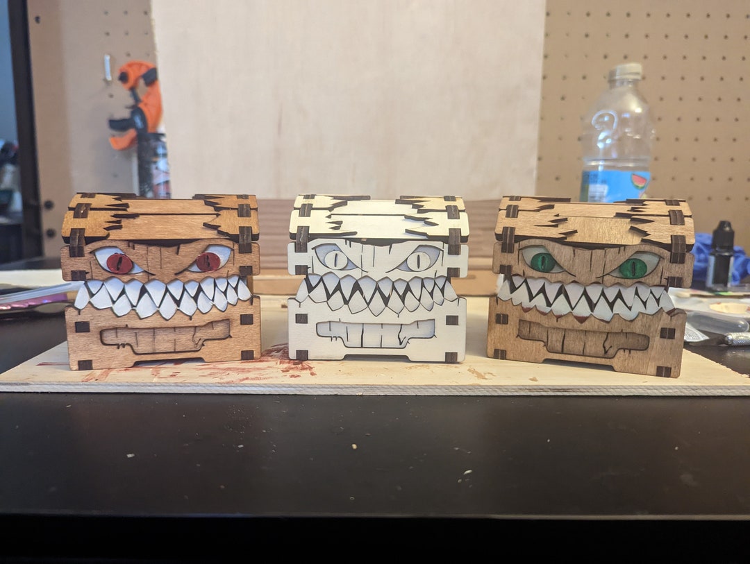 Mimic Dice Box (unassembled) - Etsy