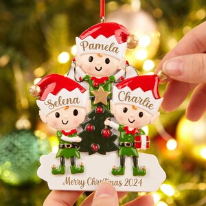 2024 Christmas Ornament With Family Member Name,personalized Family ...