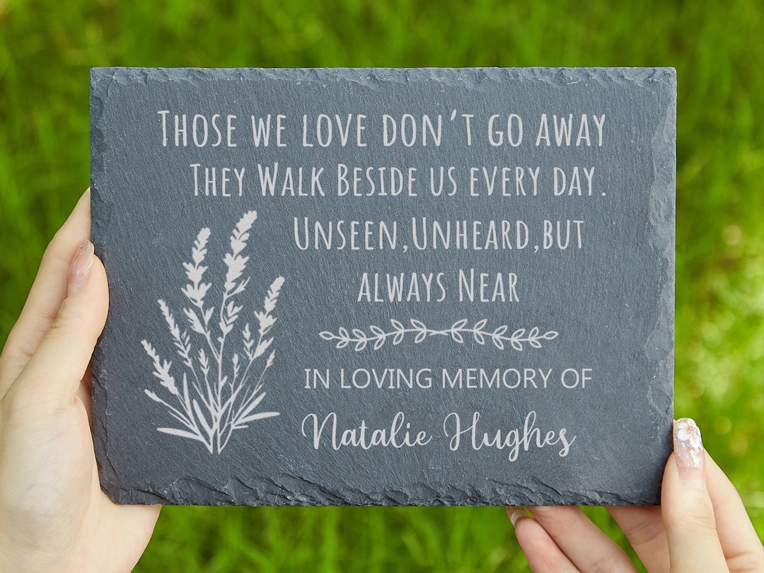 Personalized Memorial Stone.grave Marker,sympathy Gift.remembrance ...