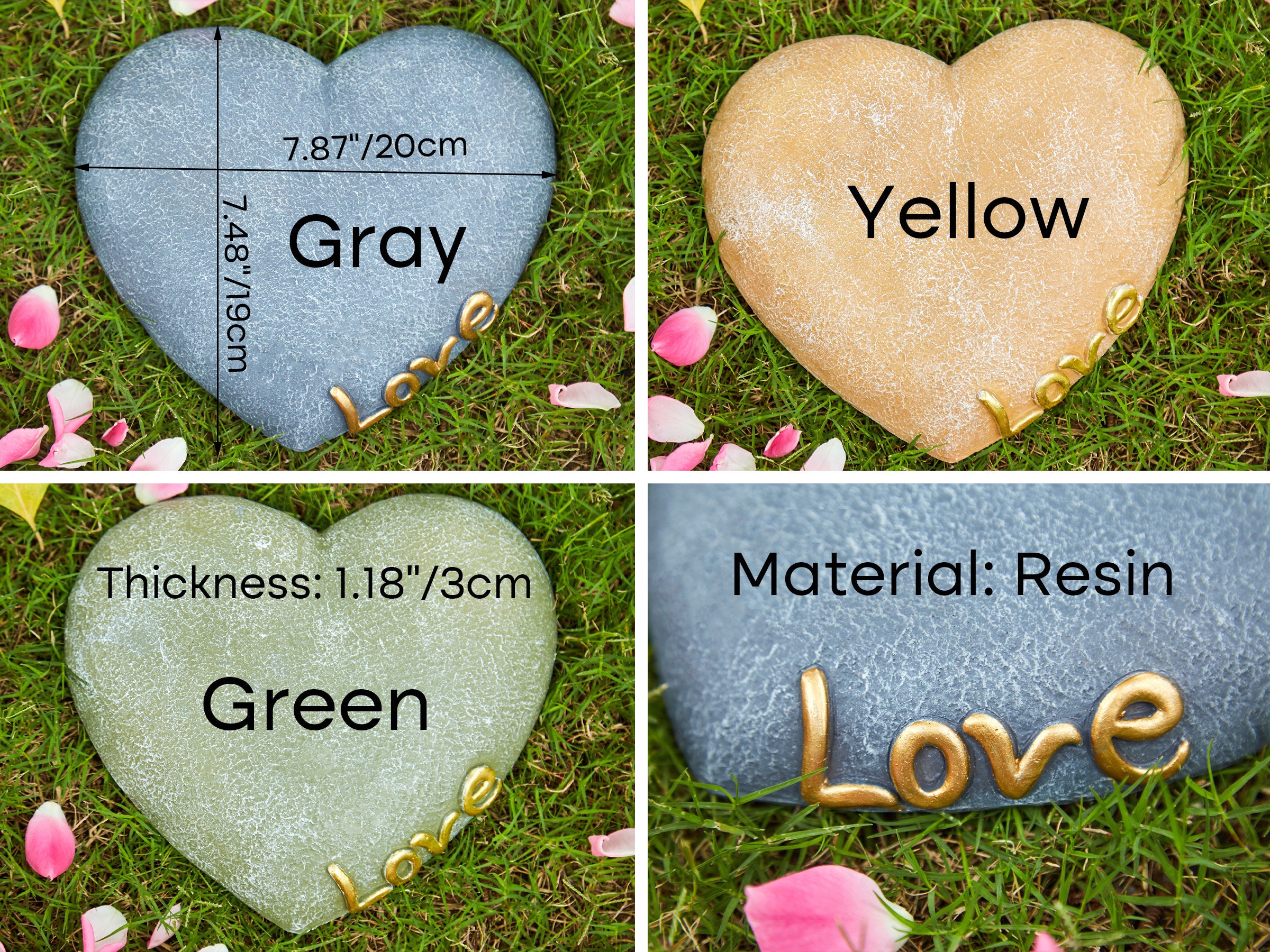 Custom Resin Pet Memorial Stone,personalized Dog Cat Memorial Garden ...