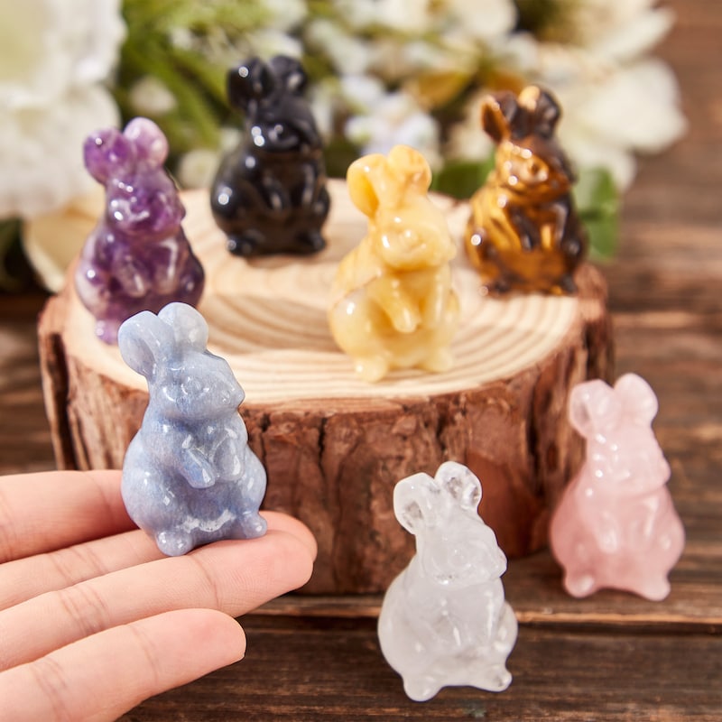 Animal Crystal Figurines - Etsy