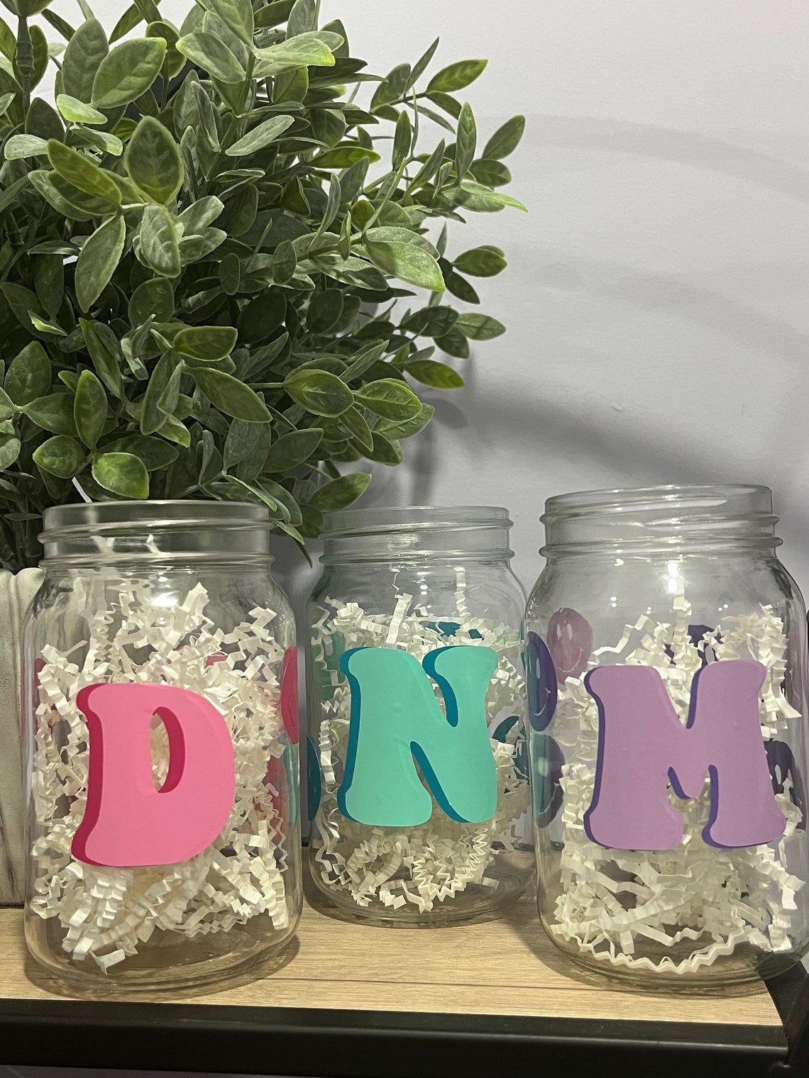 Smiley Customizable Initial Iced Coffee Mason Jar - Etsy