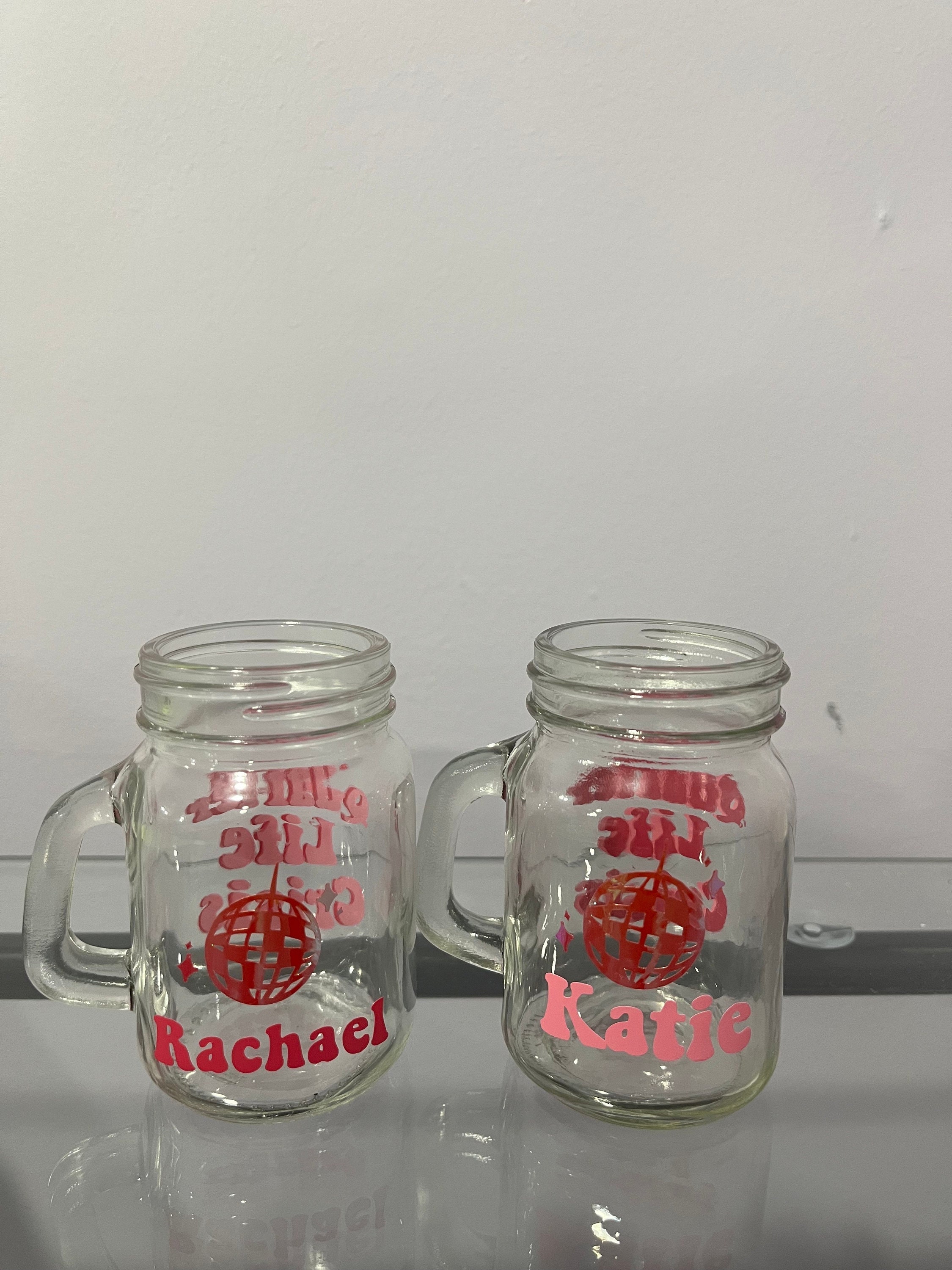 Custom Mason Jar Shot Glasses Birthday Shot Glass Quarter Life Crisis ...