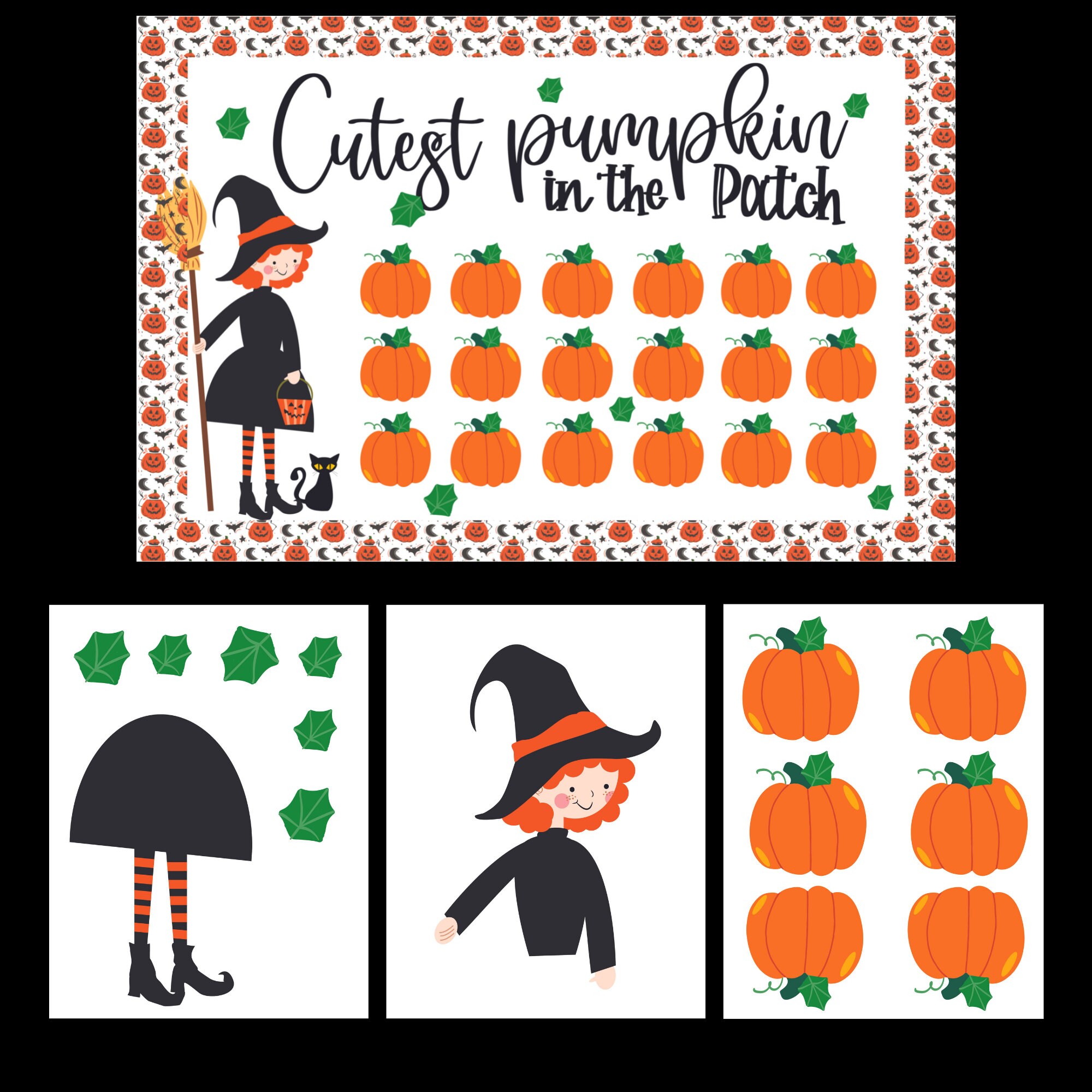 Halloween Fall Pumpkins Bulletin Board Kit or Classroom Door Decor ...