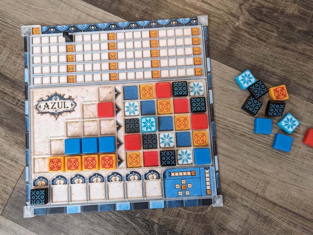 Azul Gameboard Overlay With Upgraded Scoring Marker - Etsy