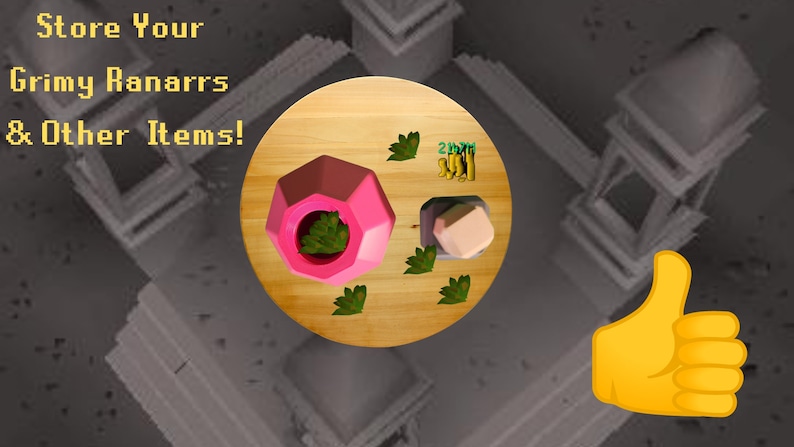 OSRS 4 Dose Potion Storage Decoration, Gifts, Cosplay Bring on the ...