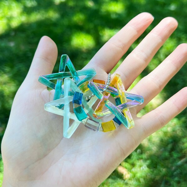 Star Keychain - Etsy