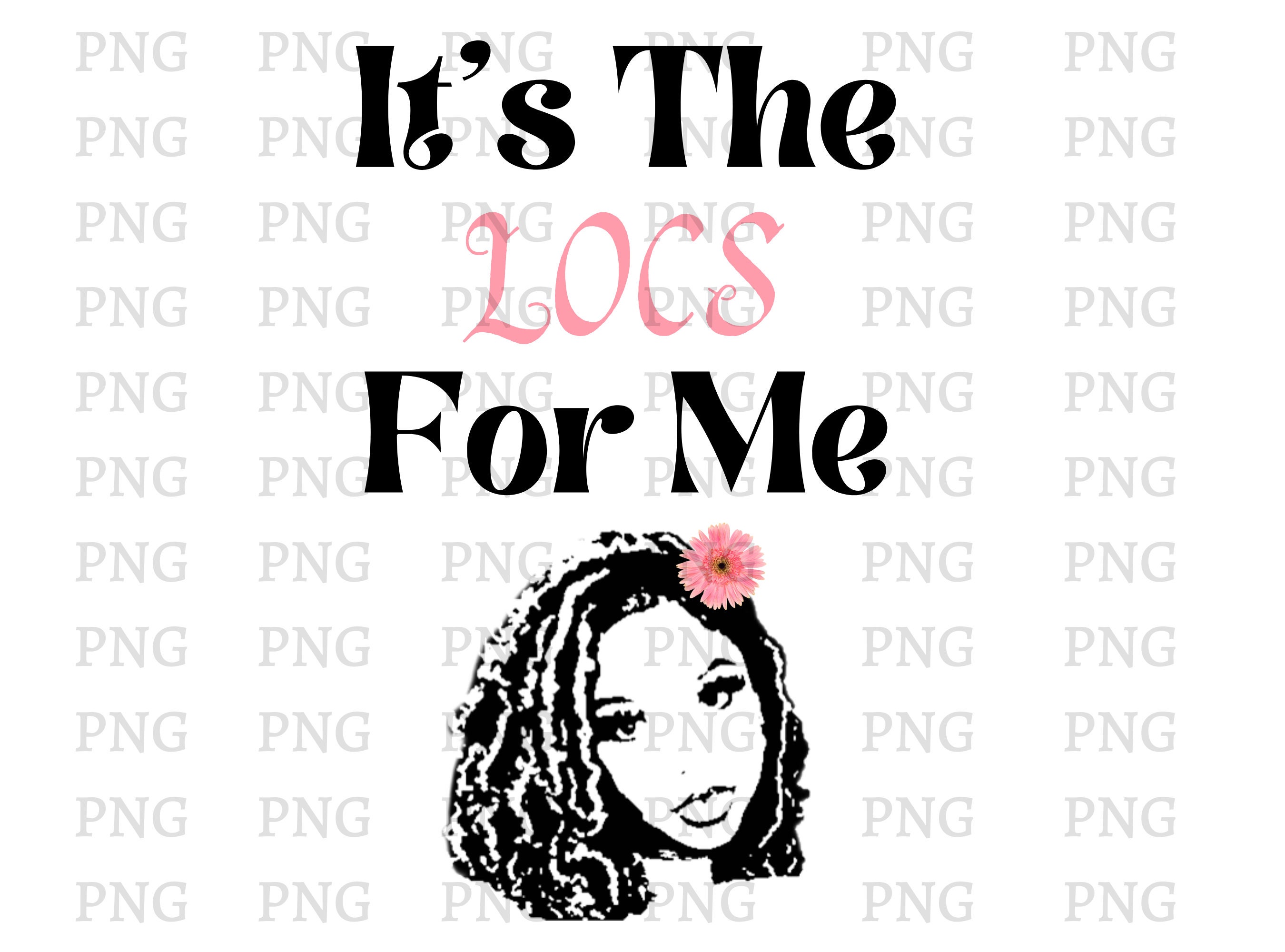 Loc PNG (file Only), Girl With Locs, Loc Image, Woman With Locs, Loc ...